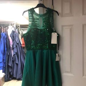 Milano Formals | Dresses | Beaded Aline Cocktail Dress | Poshmark